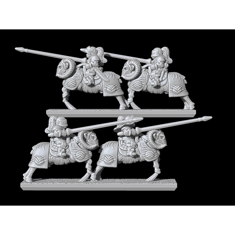 Bretons dwarf heavy cavalry (10mm)
