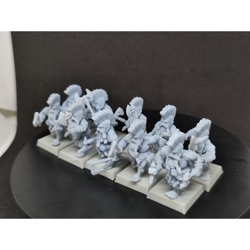 Dwarf slayers with dual axe (modular)