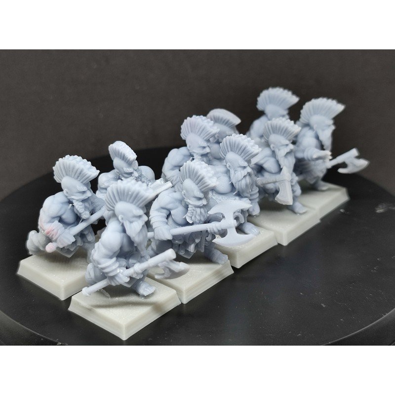 Dwarf slayers with 2 hand axe (modular)