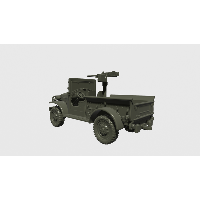 Dodge WC-21 weapons carrier (½-ton) con ametralladora