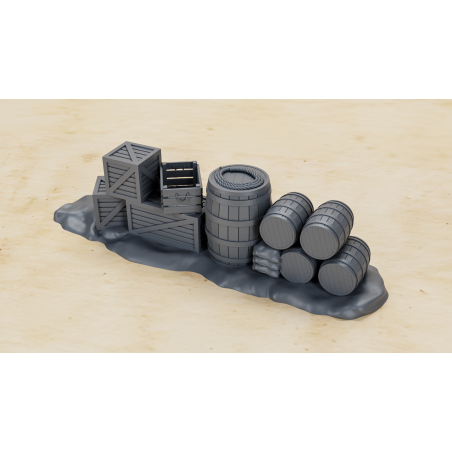 Barricada (IV) para juegos de Segunda Guerra mundial.
