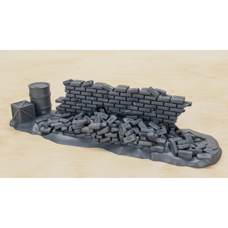 Barricada (V) para juegos de Segunda Guerra mundial.
