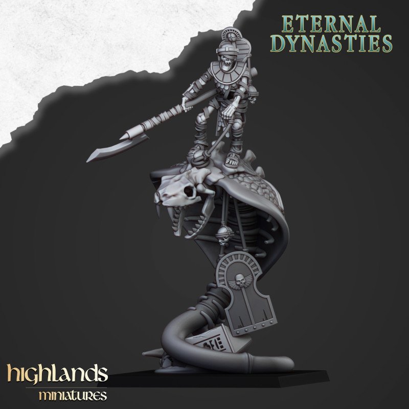 Mounted Ancient Guard on Great Snakes. Eternal Dynasties