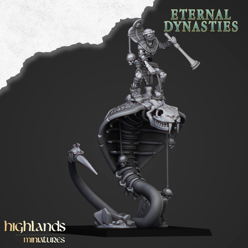 Mounted Ancient Guard on Great Snakes command group. Eternal Dynasties