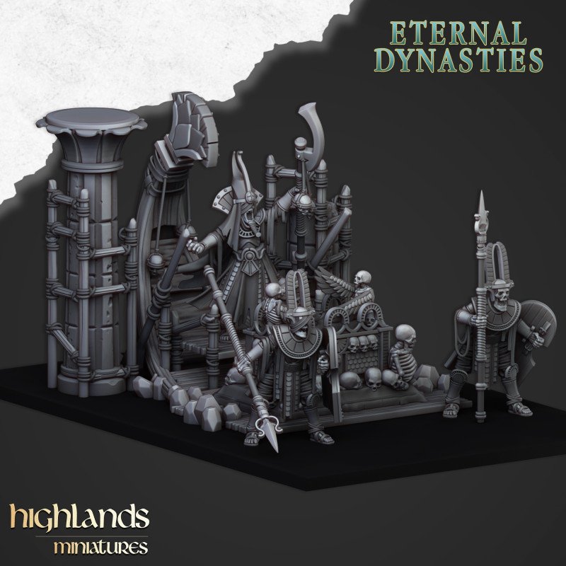 Eternal High Priest with Sunken Pharaoh's Funeral Ship. Eternal Dynasties
