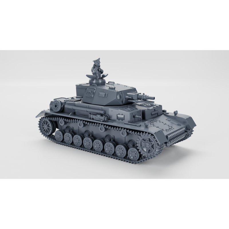 Panzer IV Ausf F tank with the short 75mm gun