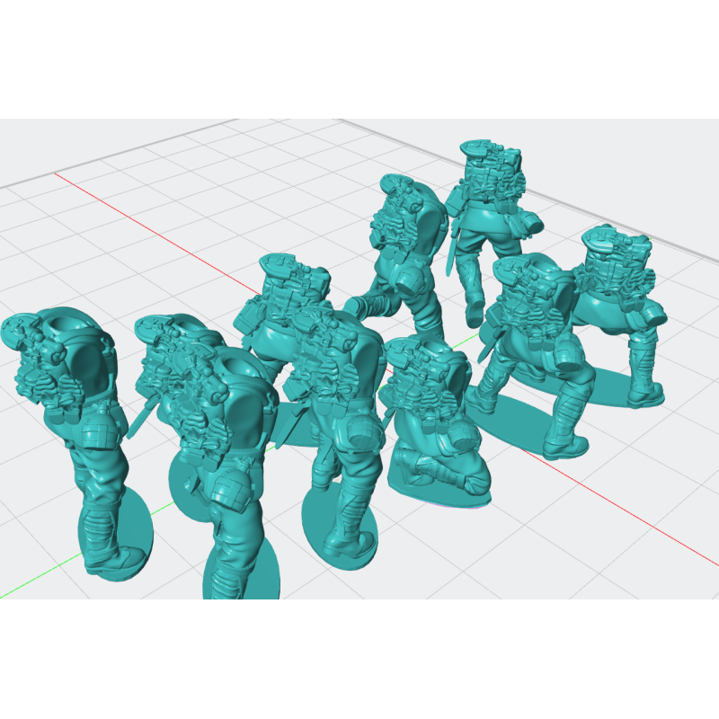 IJA LMG team with backpack