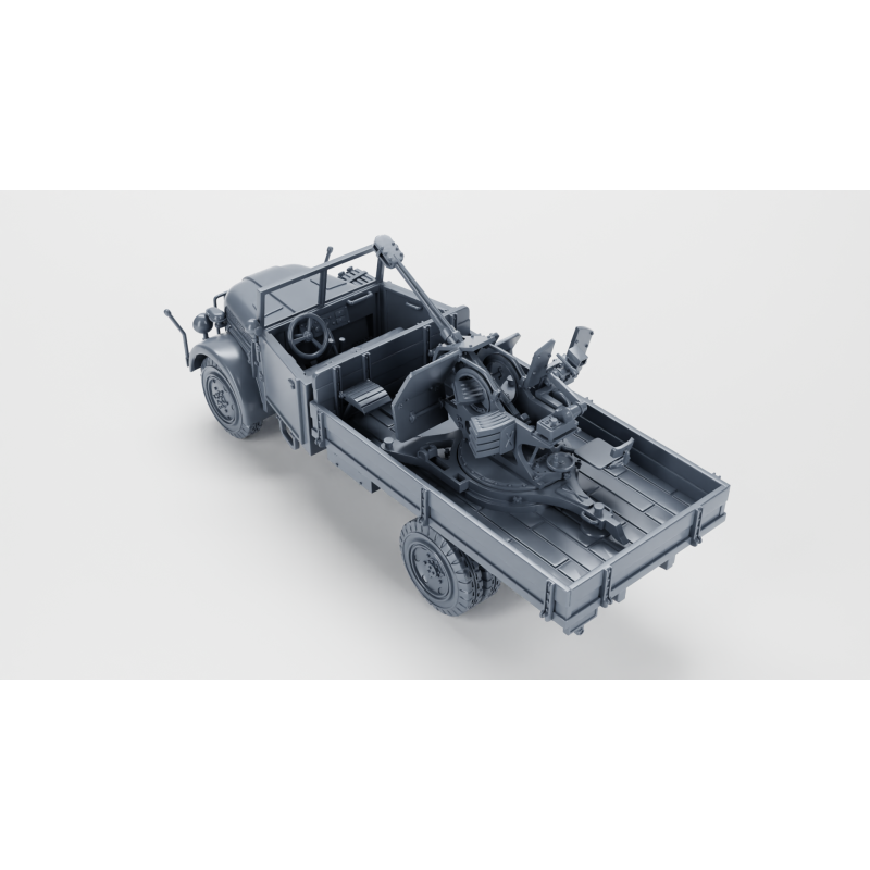 Steyr 2000A mit Flak 38-103 Jaboschreck AA gun