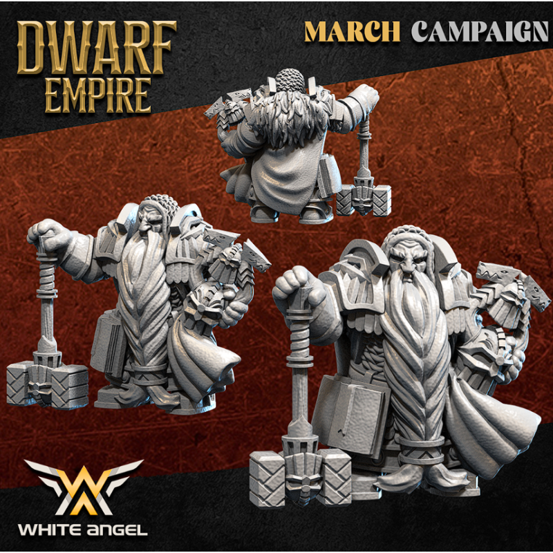 Dwarf commander. Dwarf Empire