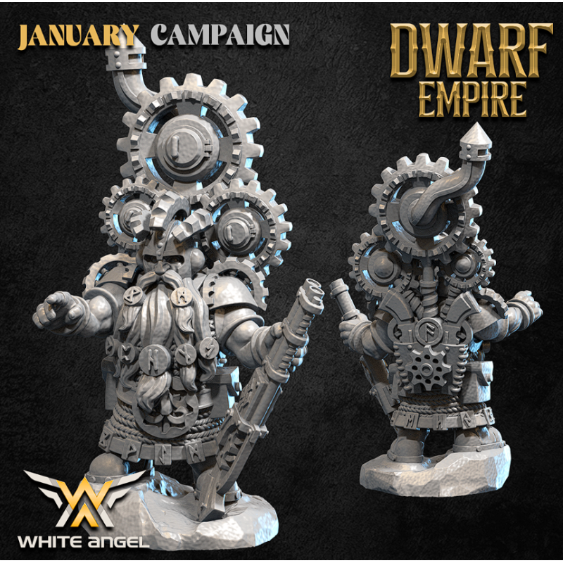 Dwarf master engineer. Dwarf Empire