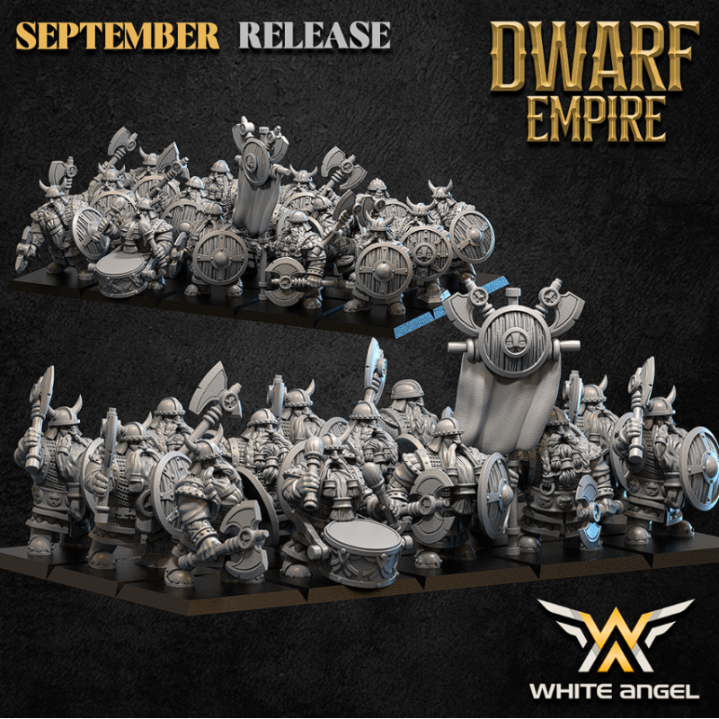 Dwarf warriors command group. Dwarf Empire