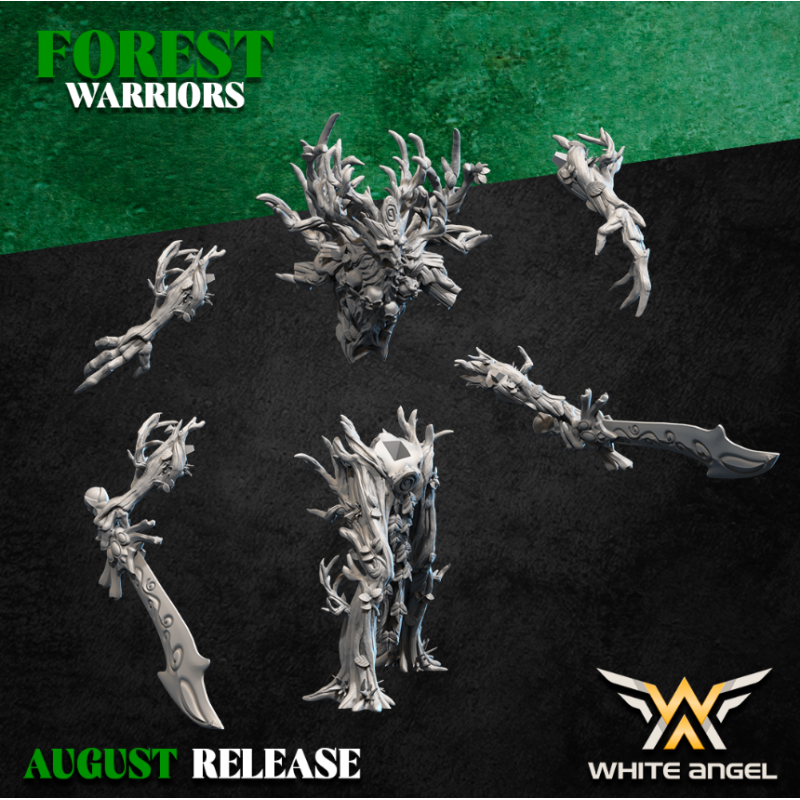 Old tree warrior. Forest Warriors
