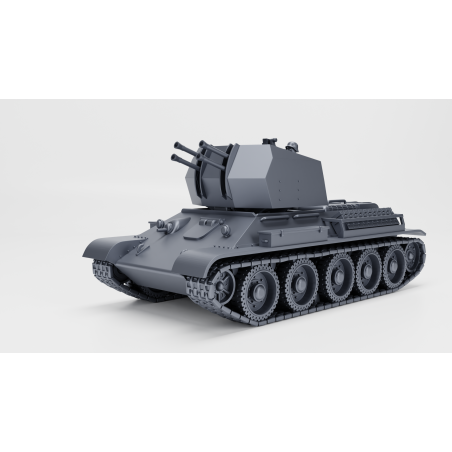 Flakpanzer T-34(r) (2cm Flakvierling 38)