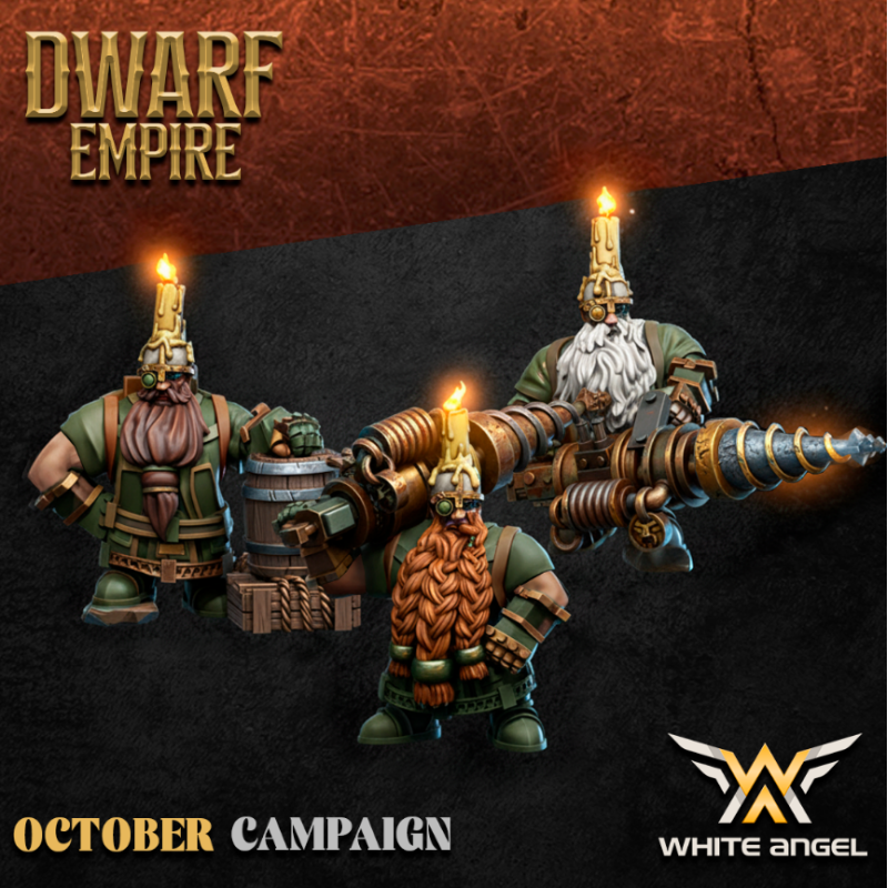 Dwarf drill machine. Dwarf Empire