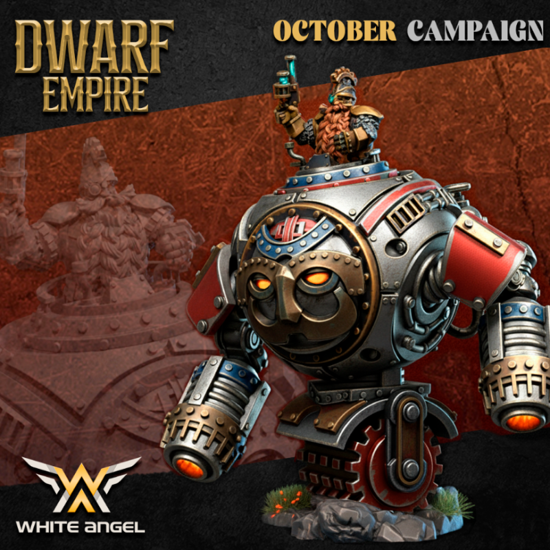 Dwarf golem. Dwarf Empire