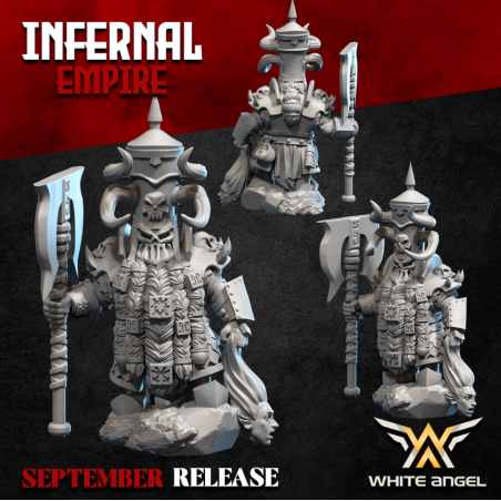 Infernal guard with two handed weapon. Infernal Empire