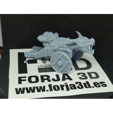 Dwarf flamethrower cannon